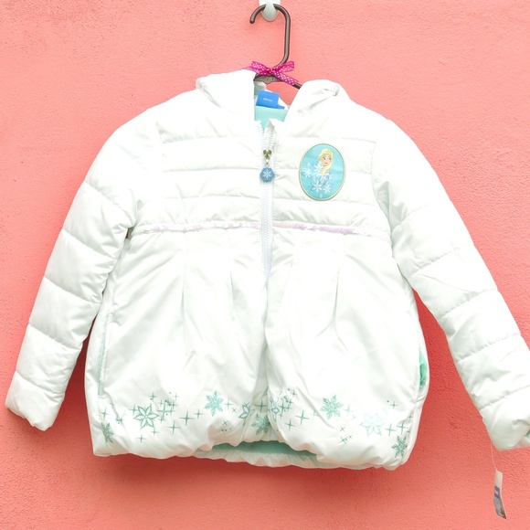 Disney | Jackets & Coats | New Kids Girl Puffed Frozen Jacket | Poshmark